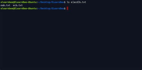 Wildcards In Linux Elearnbee
