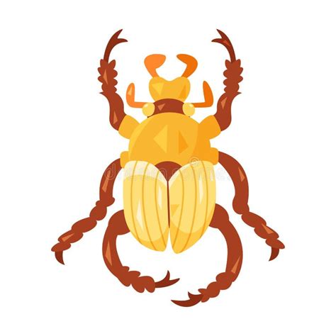 Isolated Colored Beetle Icon With Details Vector Stock Vector Illustration Of Details