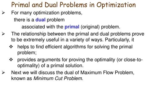 ppt maximum flow and minimum cut problems powerpoint presentation