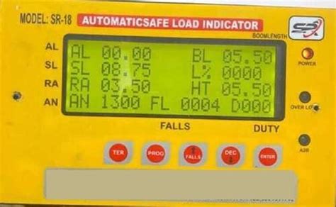 Automatic Digital Safe Load Indicator At Best Price In New Delhi S R