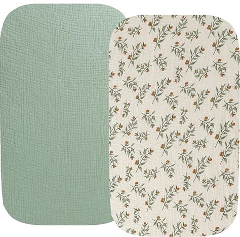 Muslin Bassinet Sheet Compatible With Dream On Me Traveler