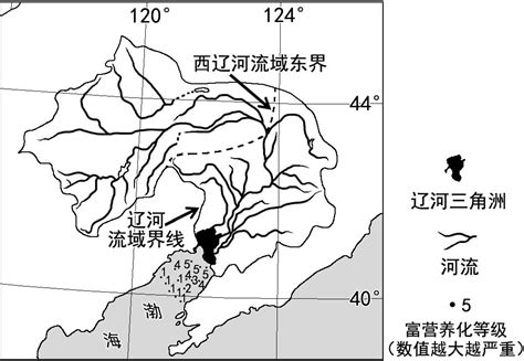 辽河水系高清示意图 千图网