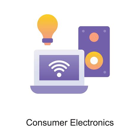 Consumer Electronics Vector Outline Icon Design Illustration Internet