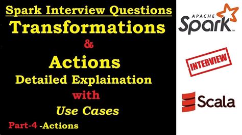 Spark Actions Explained With Use Cases Apache Spark Faqspart 4 Youtube