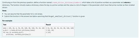 Solved Divisor Note You Can Assume That The Parameter