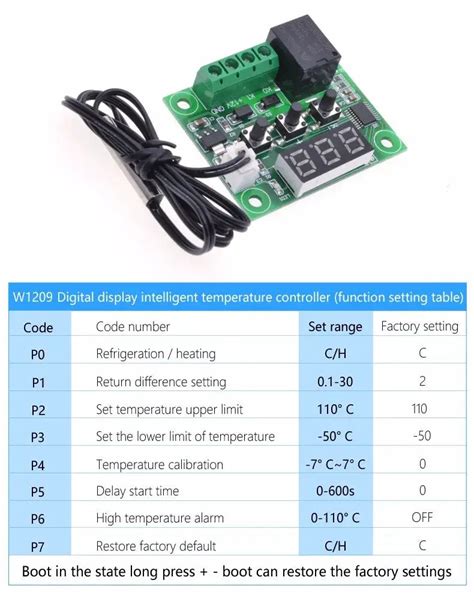 Original W1209 Temperature Controller Digilog Pk