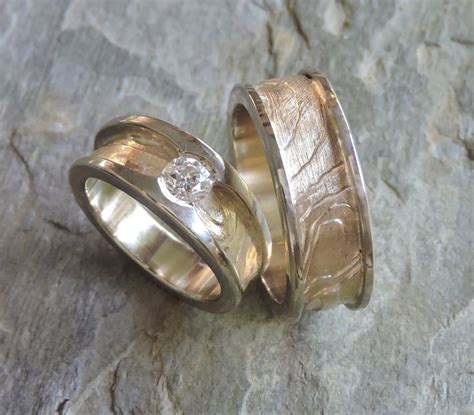 Gold Topographic Rings