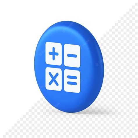 Premium Psd Calculator Math Counting Button Accounting Balance