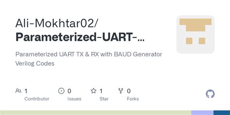 Github Ali Mokhtar02parameterized Uart Verilog Parameterized Uart