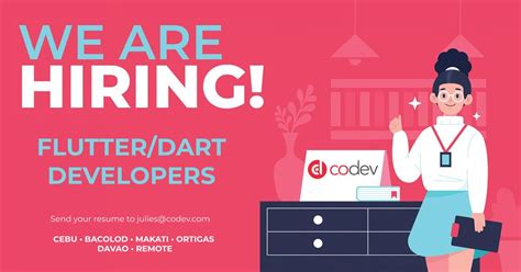Julie Noreen Sales On Linkedin Flutterdeveloper Flutter Dart Philippinesjobs