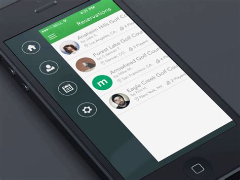 ios手机界面ui交互演示动画