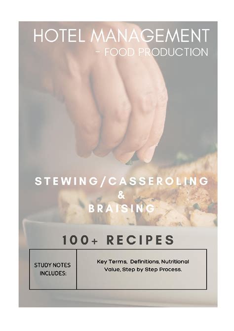 Solution Stewing Casseroling And Braising Methods Of Cooking