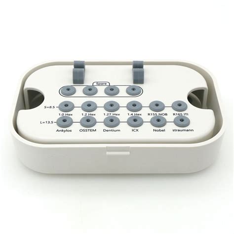 Universal Implant Box Abutment 134°c Autoclavable For Implant