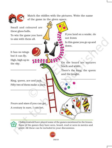 Ncert Book For Class 3 Evs Chapter 16 Games We Play Indcareer Schools