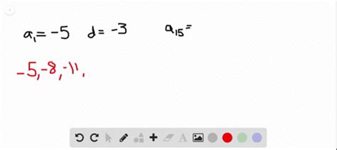 SOLVED Find The Sum Of The First Five Terms Of The Arithmetic Sequence With First Term 3 And