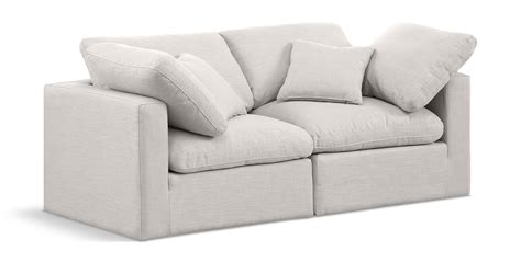 Luxus Cream Linen Textured Fabric Modular Sofa S70 Casabycoco