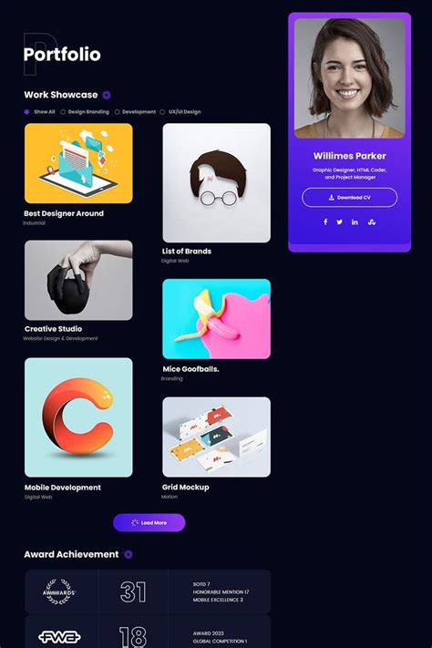 Orix Personal CV Resume And Portfolio HTML Template Psd Templates Portfolio Website Design