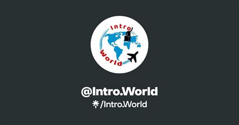 Intro World Instagram Facebook Linktree