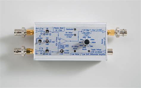 Low Noise Low Drift Differential Amplifier
