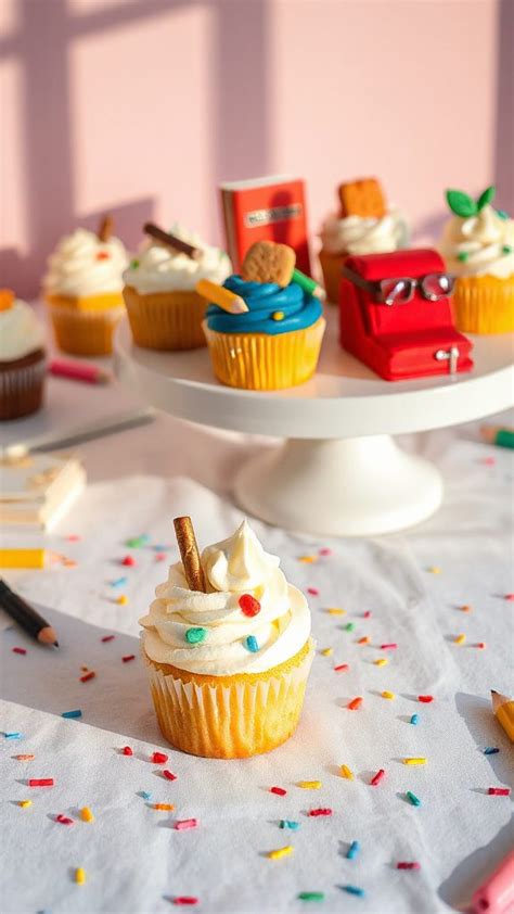 11 Back To School Cupcake Decorating Tutorials