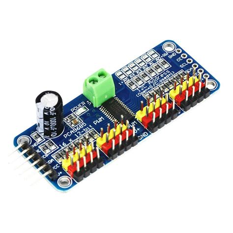 Módulo 16 Canales 12 Bits Pwmservo Driver I2c Interfaz Pca9685 40