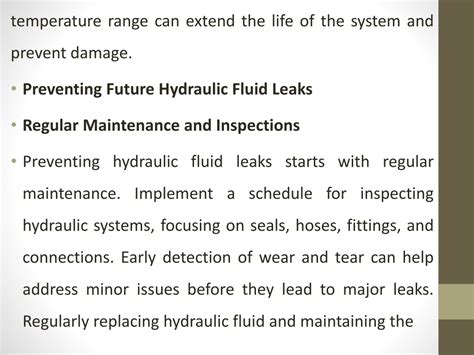 PPT - Understanding Hydraulic Fluid Leaks: Identifying Causes and Preventing Future I PowerPoint ...