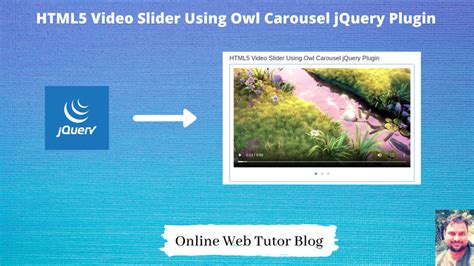 Html5 Video Slider Using Owl Carousel Jquery Plugin