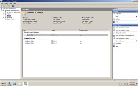 Windows Failover Cluster Volume Mount Points
