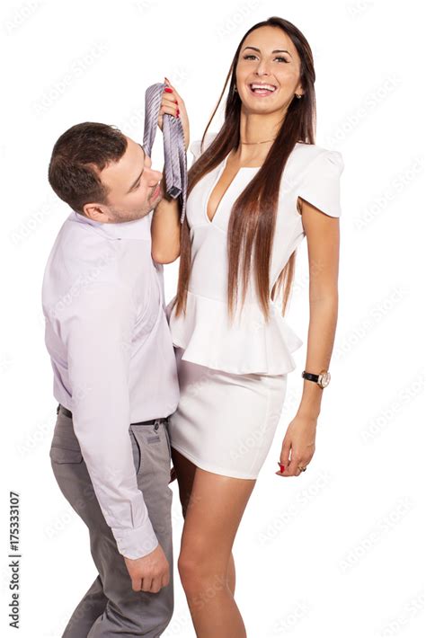 Woman Dominates Male Female Boss Berates His Subordinates Interaction