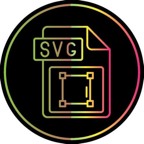 Svg File Format Line Gradient Due Color Icon 41937259 Vector Art At Vecteezy