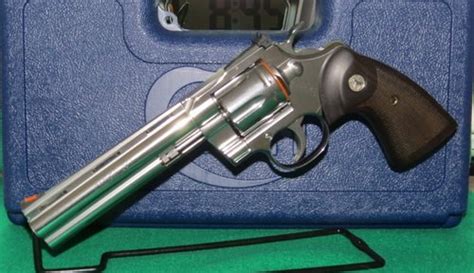 Colt Python New Issue 6″ 10208 Silver Dollar Firearms