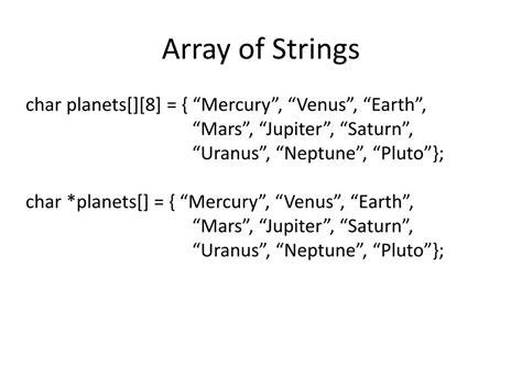 Ppt C Programming String Powerpoint Presentation Free Download Id577674