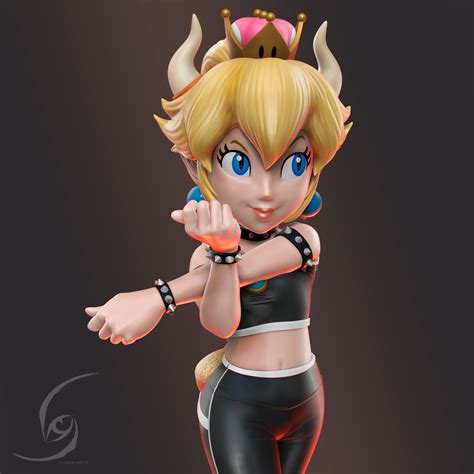 👸 Princess Bowsette・ 3d File For 3d Printing・cults