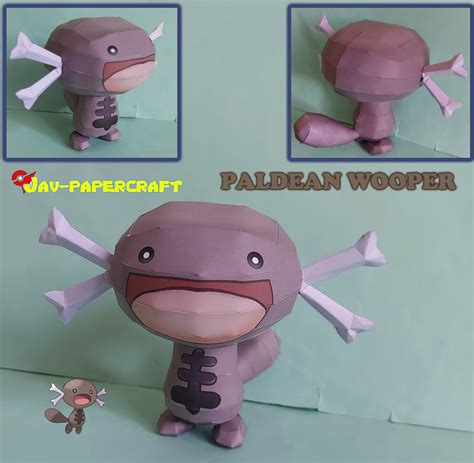 Jav Papercraftblog 194 Paldean Wooper