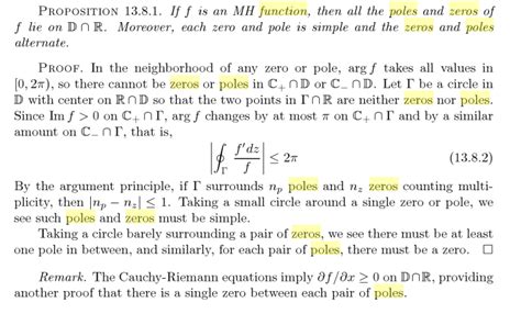 Complex Analysis Help Undersanding Meromorphics Herglotz Functions Mathematics Stack Exchange