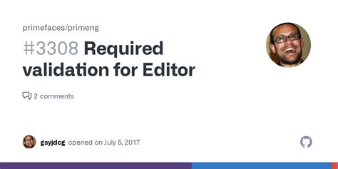 Required Validation For Editor · Issue 3308 · Primefacesprimeng · Github