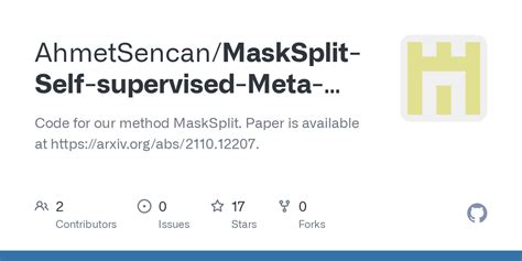 Github Ahmetsencan Masksplit Self Supervised Meta Learning For Few Shot Semantic Segmentation