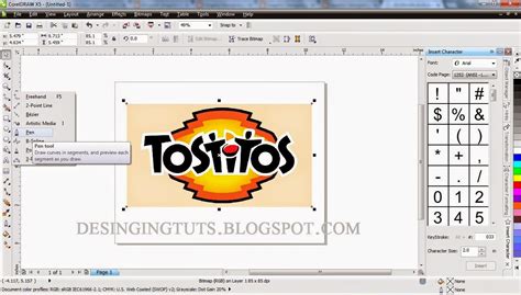 Trace The Logo In Corel Draw With Easy Steps Designing Tuts