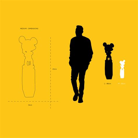 Mickey Flow Medium Disney Figurine By Arik Levy 43 Cm