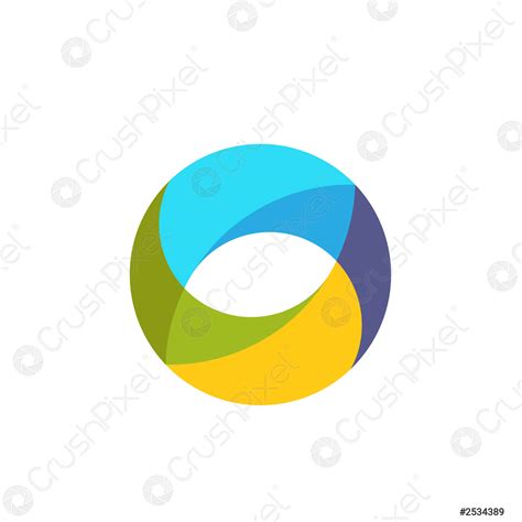 Abstract Colorful Circle Logo Stock Vector 2534389 Crushpixel