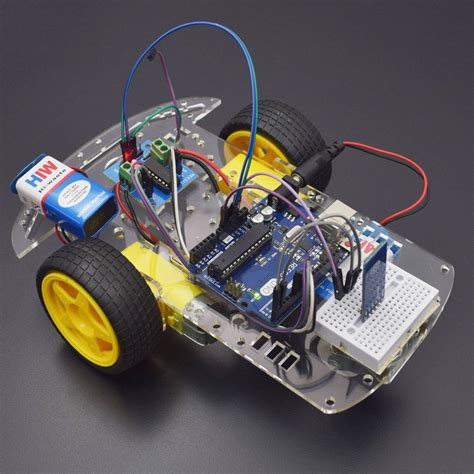 Make A Line Follower Robot Car Using L293d Motor Driver Ic And Bo Moto