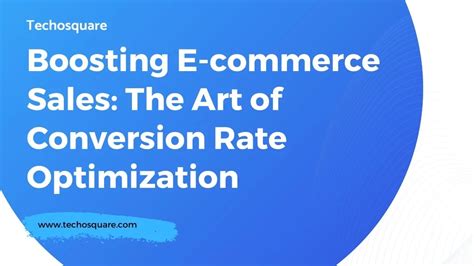 Ppt Boosting E Commerce Sales The Art Of Conversion Rate Optimization