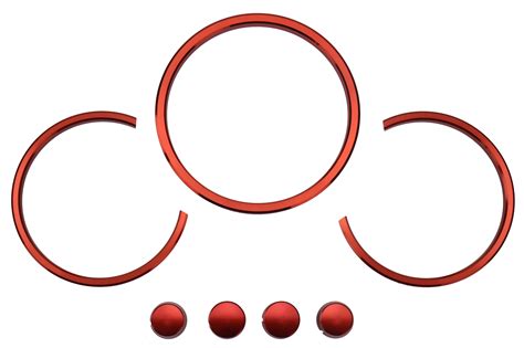 Rsp Speedometer Rings And Needle Covers 2013 Fr S 86 Standard Red