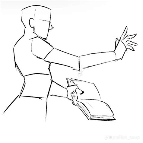 Holding A Staff Drawing Reference Hand Holding Staff Drawing