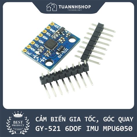 gy 521 6dof imu mpu6050 acceleration and rotation angle sensor module