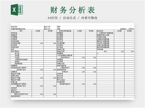 黑白简约公司财务报表财务分析报告 包站长