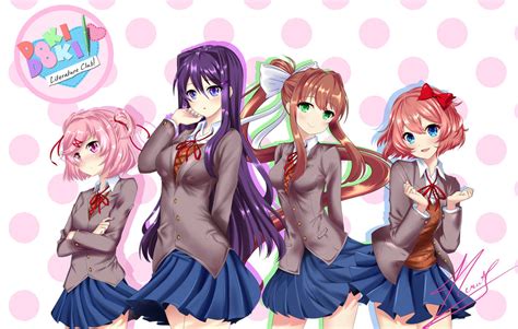 Doki Doki Literature Club By Neru Kuroshiru On Deviantart