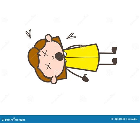 Dead Girl Body Cartoon