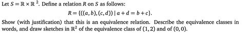 solved let s r×r2 define a relation r on s as follows