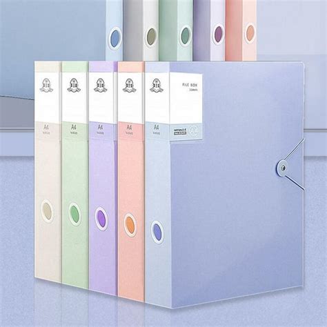 대용량 Pvc 삽입 유형 문서 정리함 A4 파일 폴더 문구 보관 폴더 사무용품 서류